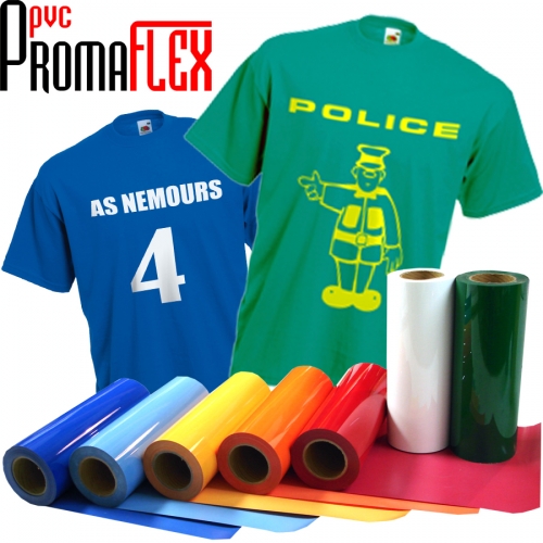 Promotion sur le PromaFlex PVC vinyle thermocollant pour textile